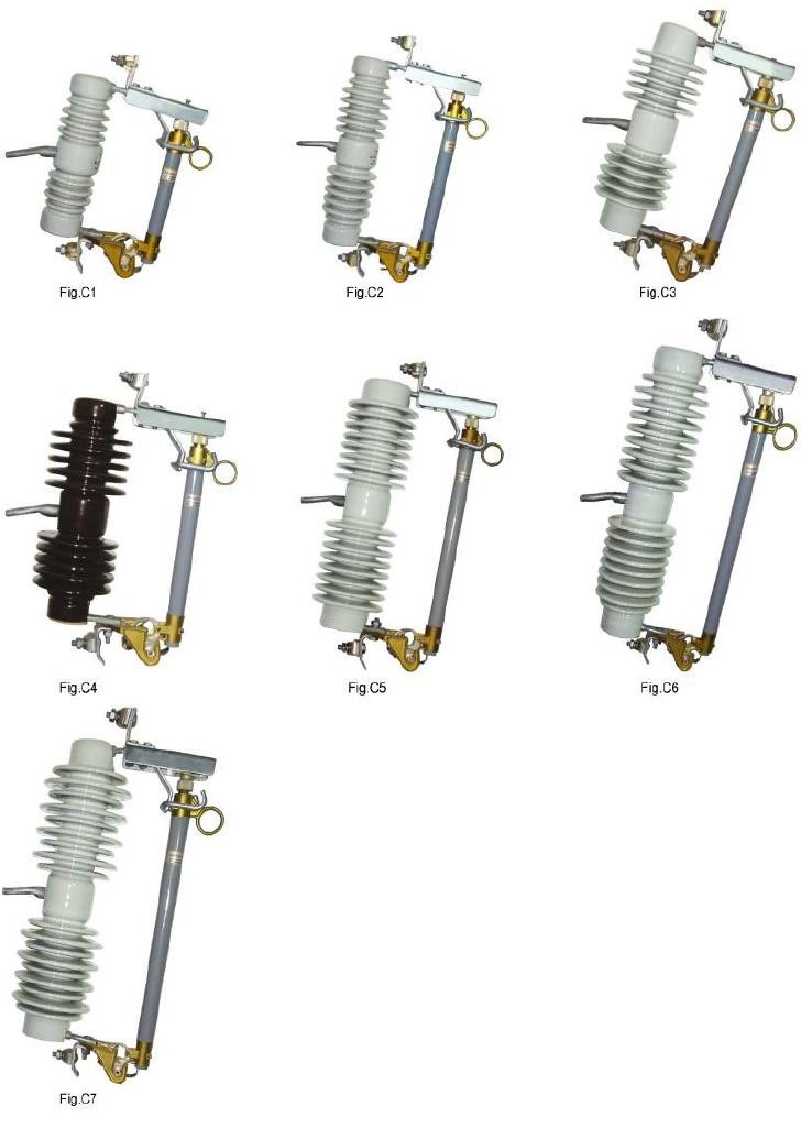 11kV High Voltage Porcelain Fuse cutouts CTF-A, China Manufacturers ...