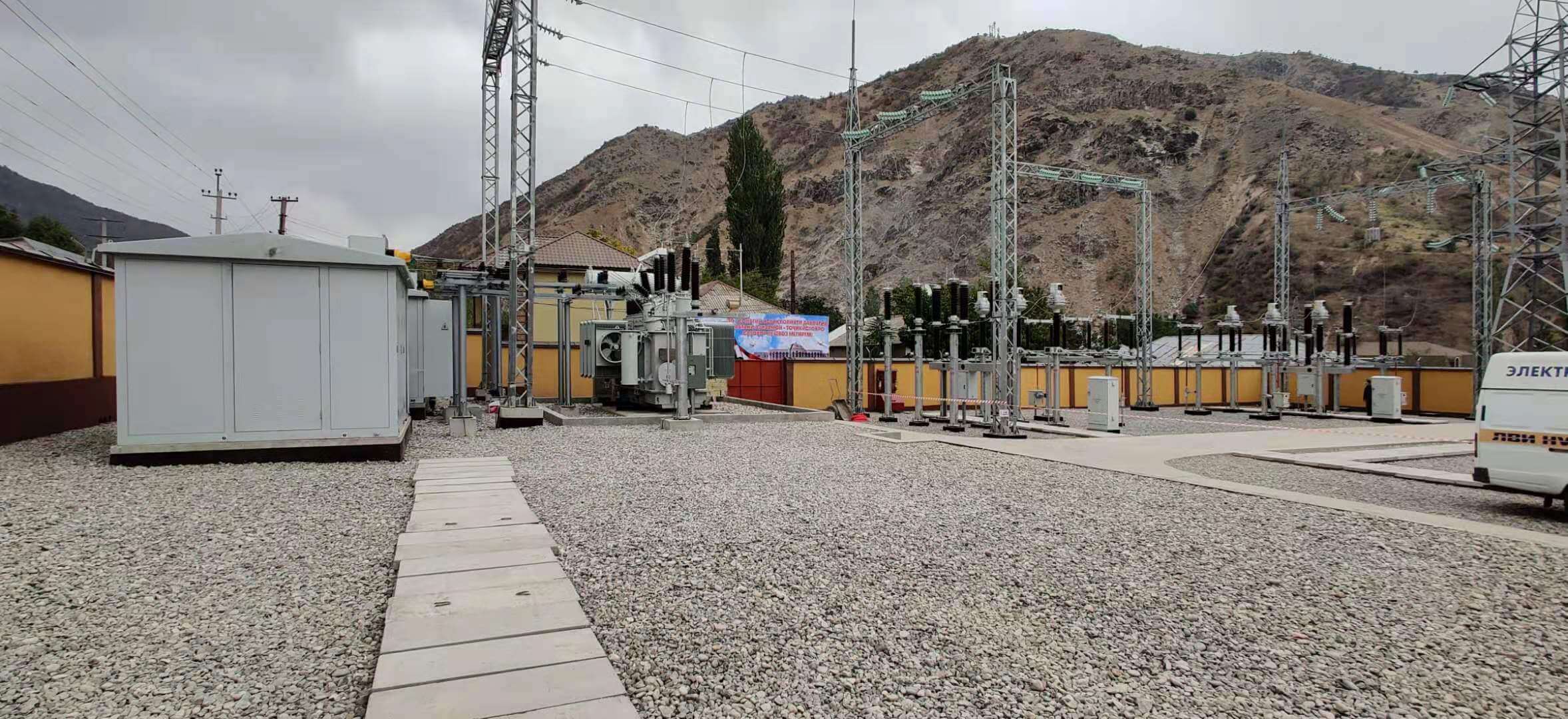 Tajikistan Compact Substation Install - HAIBIAN POWER EQUIPMENT CO., LTD.